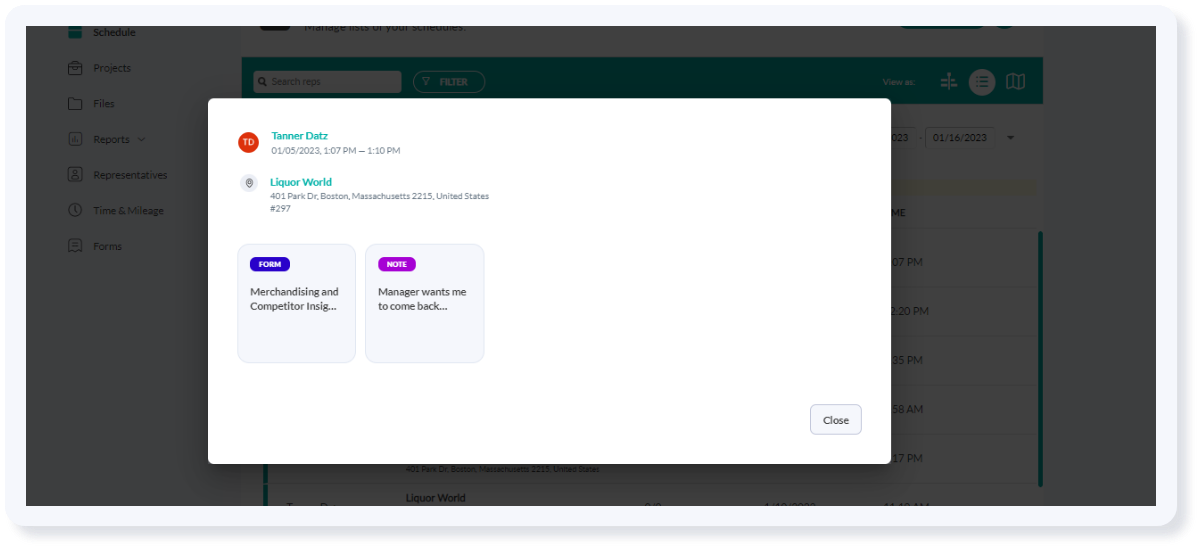What is new in our Schedule feature – Repsly Knowledge Base
