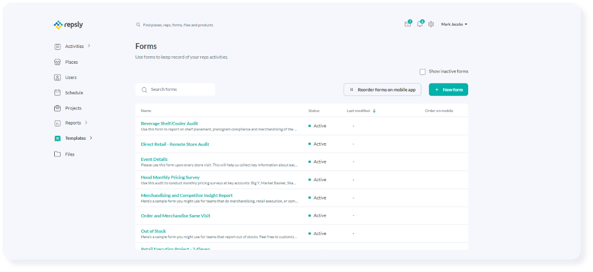 How to add Alerts to forms – Repsly Knowledge Base