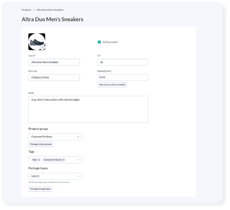 How to add Package Types – Repsly Knowledge Base