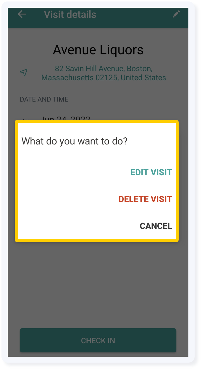 How to review the details of an upcoming visit in the Repsly mobile app ...