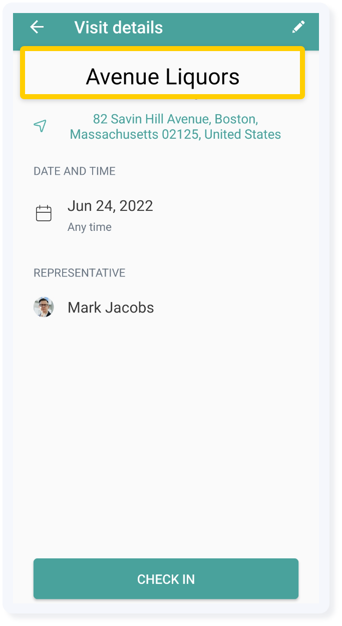 How to review the details of an upcoming visit in the Repsly mobile app ...
